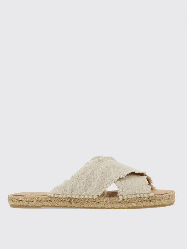 CastaÑer Flat Sandal - White