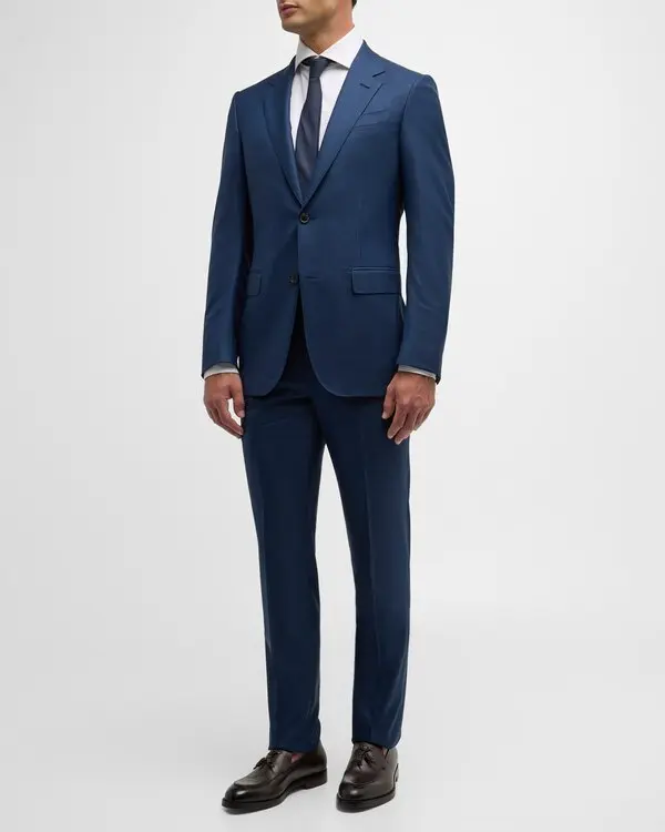 Zegna 15milmil15 Micro-check Suit