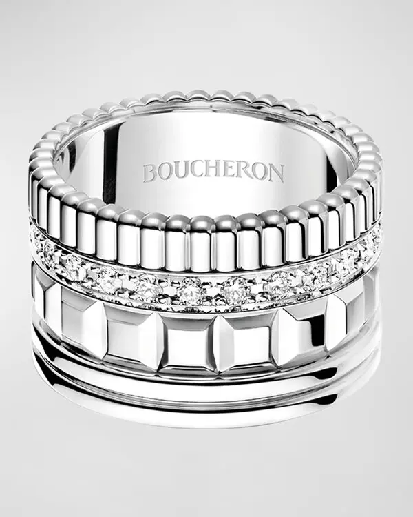 Boucheron Quatre Radiant Edition Ring - White Gold