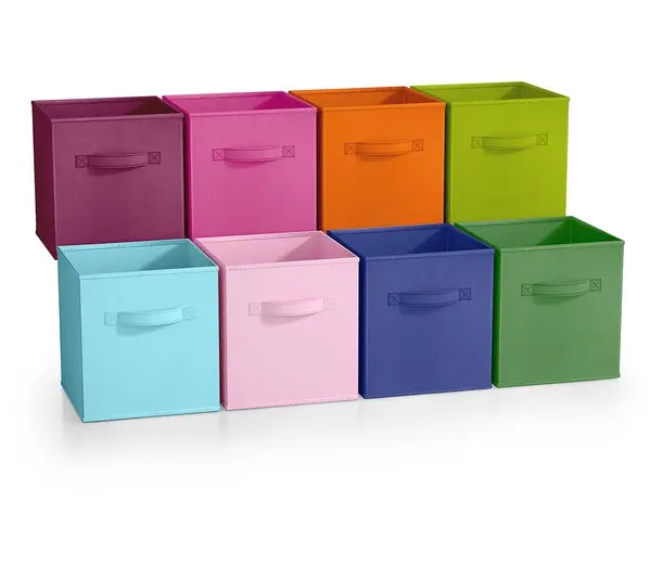 SORBUS 8 Pack 11 Inch Foldable Fabric Storage C Bes