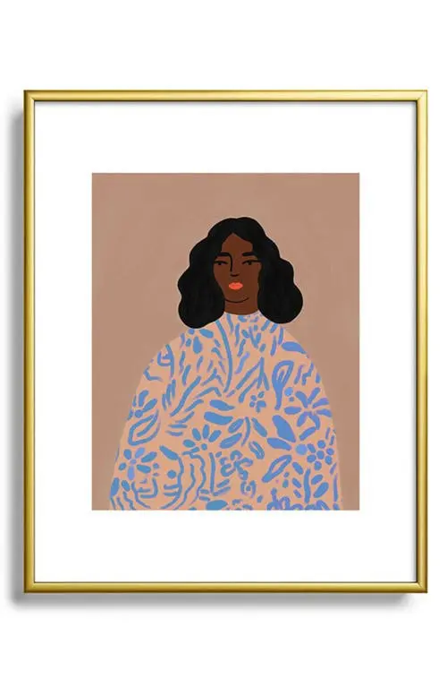 DENY DESIGNS Sweater Framed Art Print