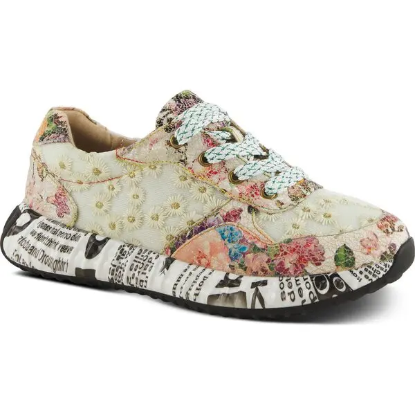 SPRING STEP SHOES Daisymae Sneakers - Beige Multi