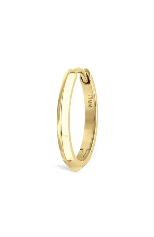 MARIA TASH Vertex Single Hoop Earring - Yellow Gold