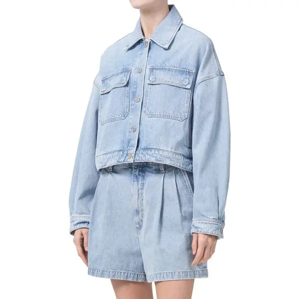 AGOLDE Luka Denim Trucker Jacket - Swivel