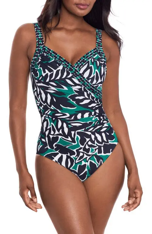 MIRACLESUIT® Palma Verde One-piece Swimsuit - Blm