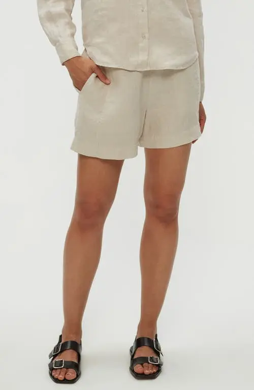 Michael Stars Mavis Linen Shorts - Windchime