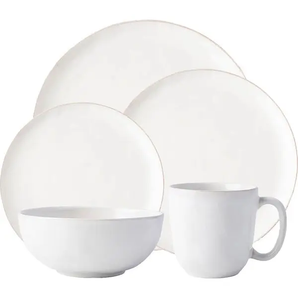 JULISKA Puro Coupe 5-piece Place Setting - Whitewash
