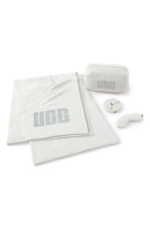 UGG Bode 4-piece Terry Travel Set - Snow