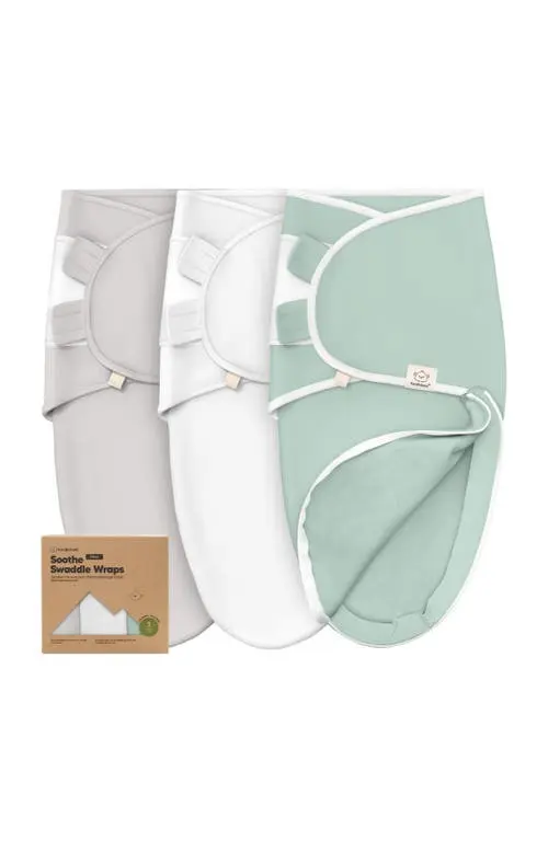 KEABABIES 3-pack Soothe Zippy Swaddle Wrap - Sage