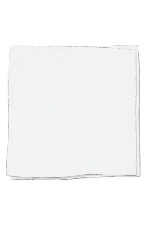 VIETRI Lastra Stoneware Trivet - White