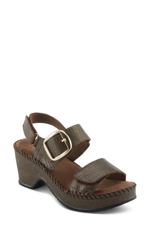 SPRING STEP SHOES Chenda Platform Slingback Sandals