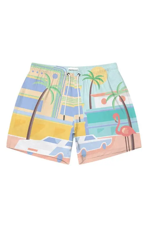 MAVRANS Flamingo Swim Trunks