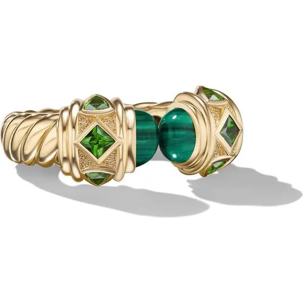 David Yurman Renaissance Color Ring - 18k Yellow Gold