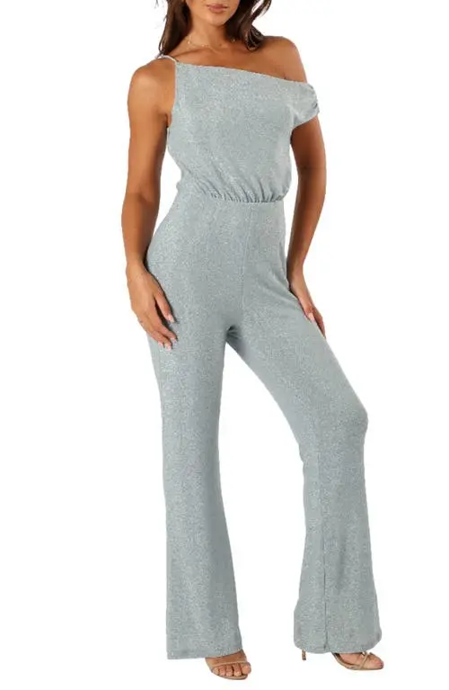PETAL & PUP Heather Sparkle Jumpsuit - Sage