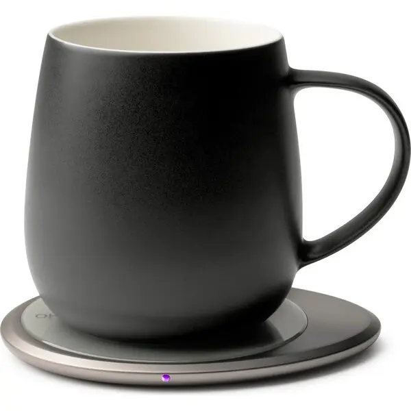 OHOM Ui 3 Mug & Warmer Set - Inkstone Black
