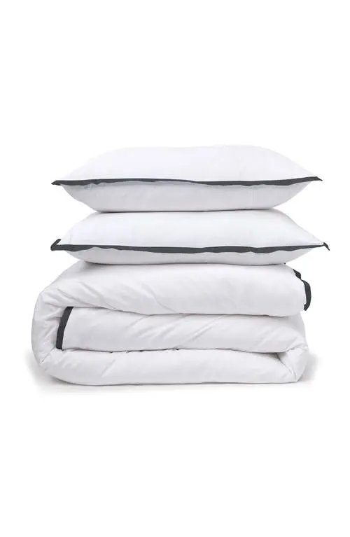 POM POM AT HOME Langston Sateen Duvet Cover & Sham Set - Midnight
