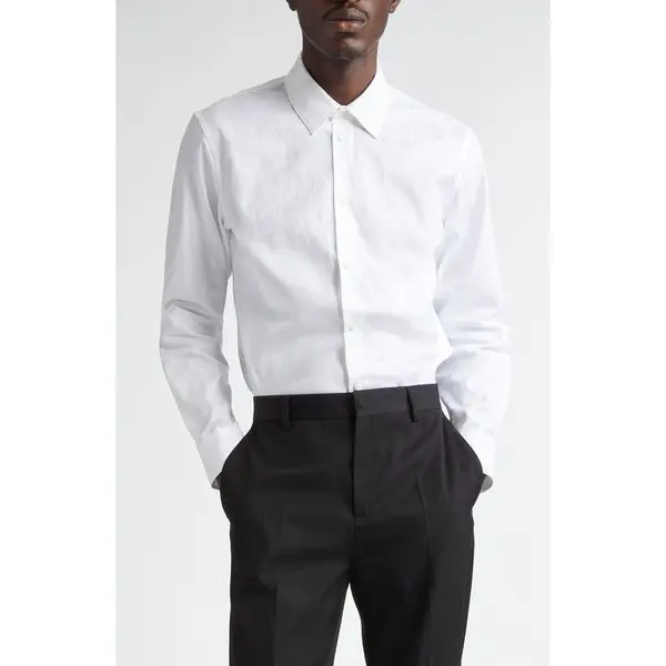 Versace Barocco Jacquard Button-up Shirt
