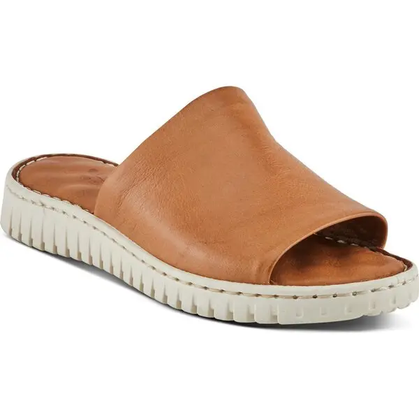 SPRING STEP SHOES Nappa Leather Slide Sandal