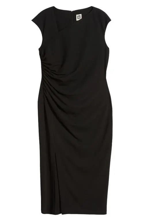 navy blue dress for baby girl Anne Klein Plus Midi Dress main image 0