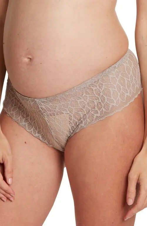 CACHE COEUR Bliss Maternity Shorty Panties - Taupe