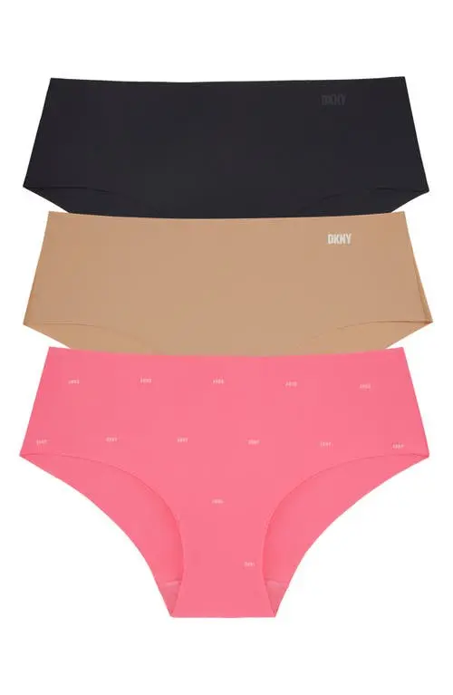 Dkny Litewear Cut Anywear Assorted 3-pack Hipster Briefs