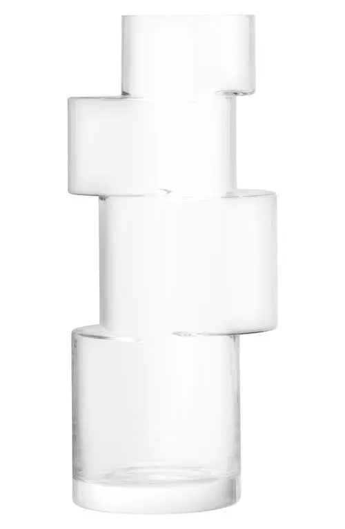 LSA Tier Lantern Vase - Clear