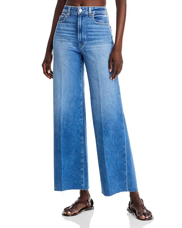Paige Anessa " High-rise Wide-leg Jeans