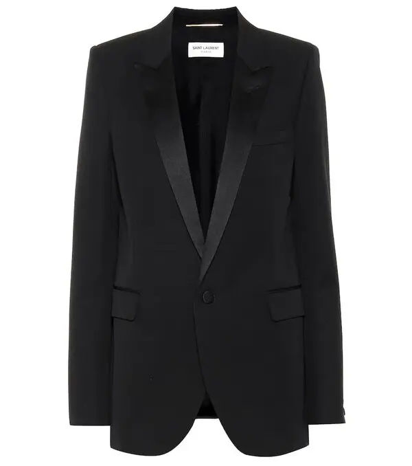 Saint Laurent Virgin Wool Blazer