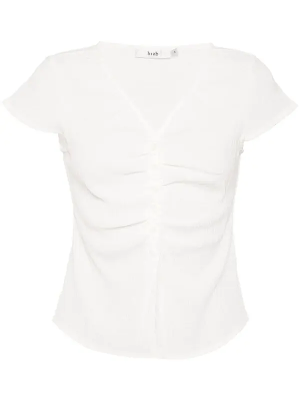 B+AB V-neck Crinkled Top