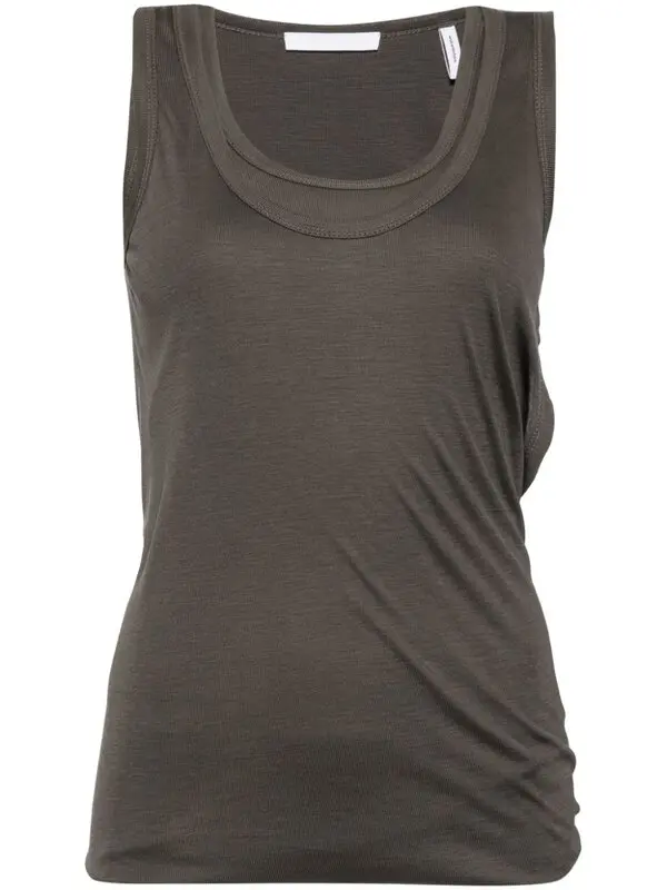 Helmut Lang Scoop-neck Tank Top - Green