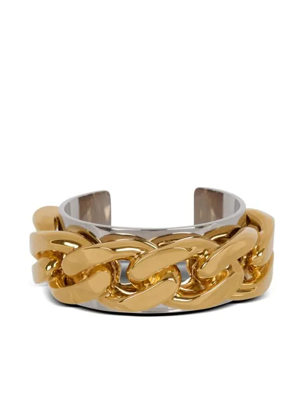 Balmain Chain-embellished Cuff Bracelet