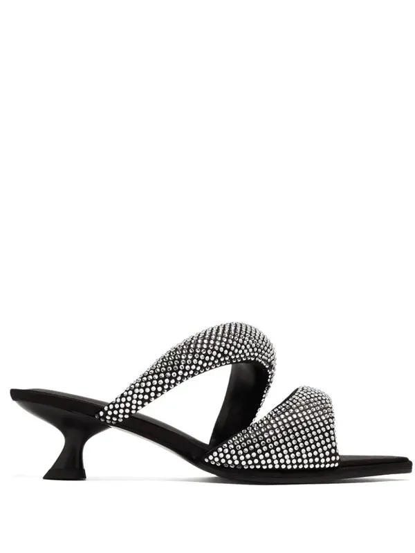 Jw Pei Sara 50mm Crystal-embellished Mules