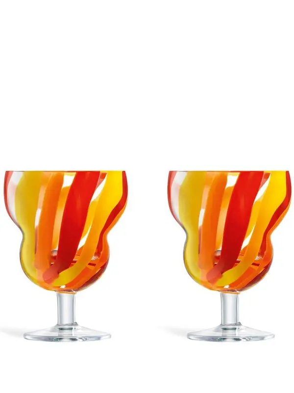 LSA INTERNATIONAL Folk Wine Glass