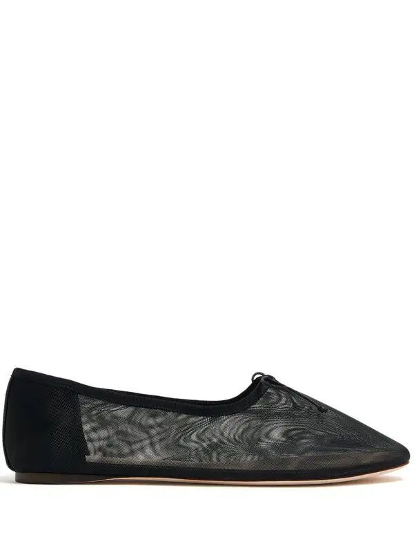 LOEFFLER RANDALL Landon Mesh Ballerinas - Black
