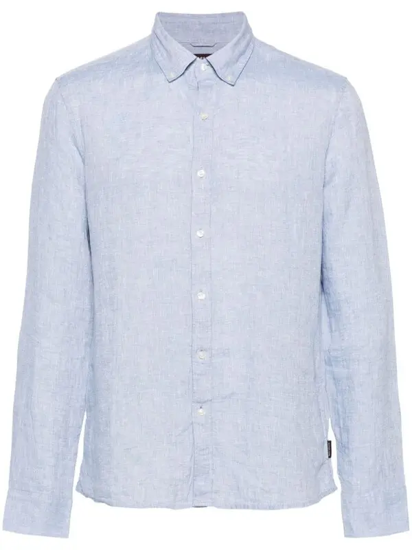 Michael Kors Button-down Collar Linen Shirt