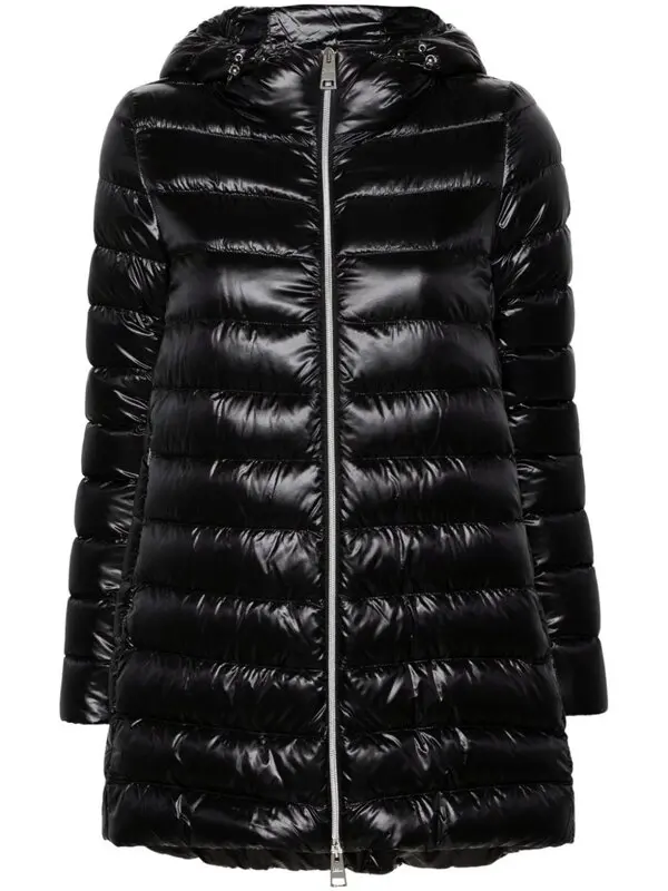 Herno Hooded Puffer Parka - Black