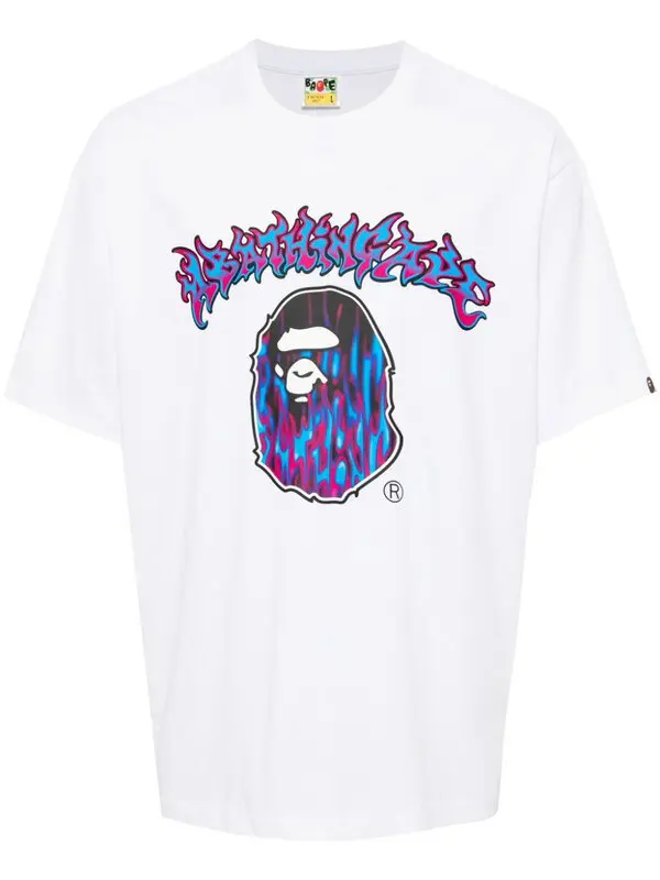 A BATHING APE® Mad Flame Ape Head-print T-shirt