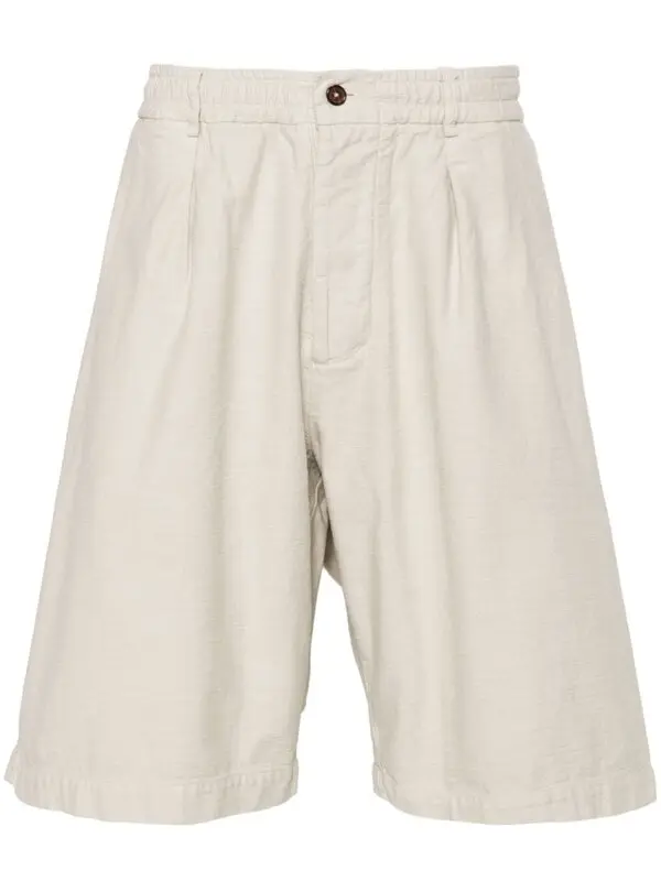 Universal Works Pleated Cotton Shorts