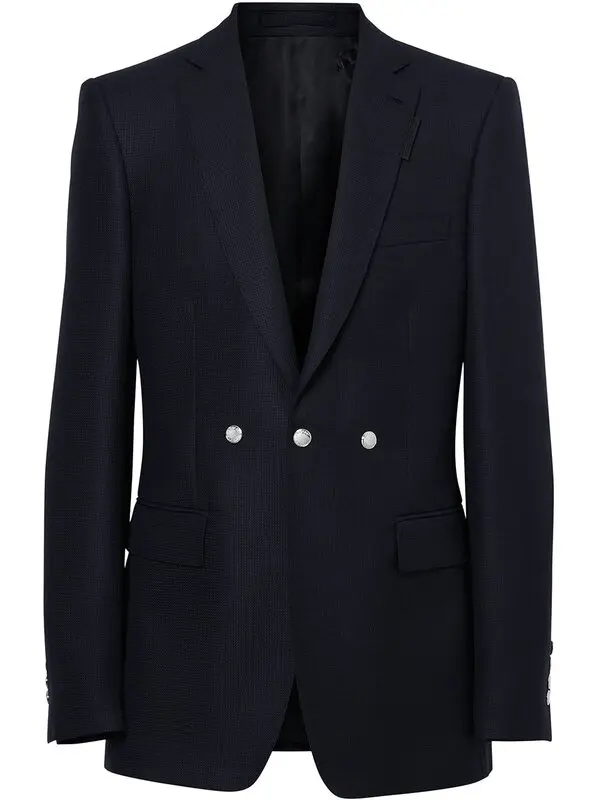 Burberry English Fit Wool Mohair Tailored Jacket