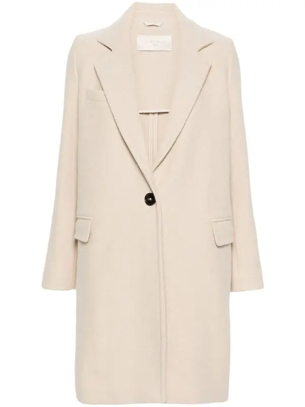 CIRCOLO 1901 Single-breasted Wool Coat