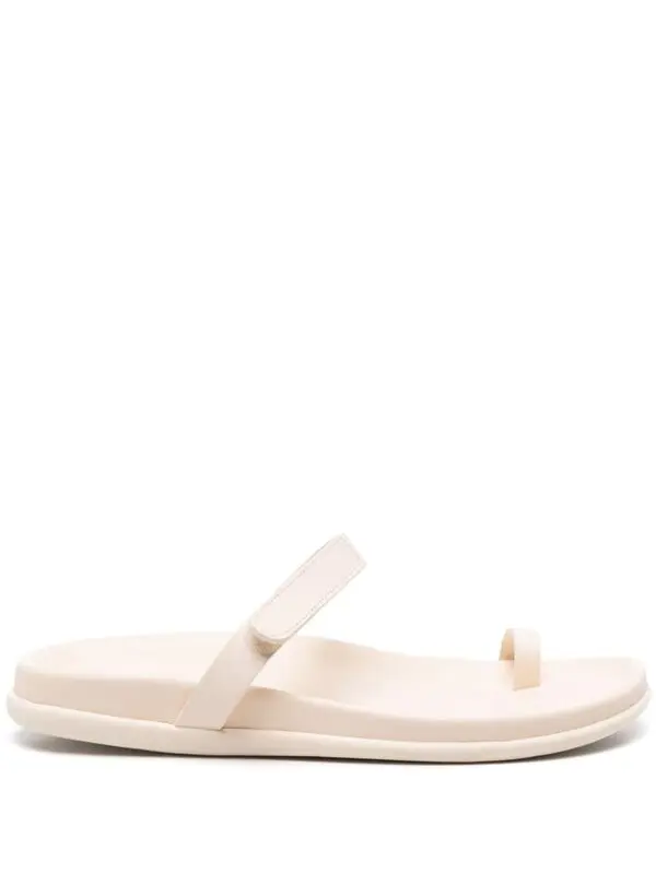 ANCIENT GREEK SANDALS Dokos Leather Slides - Neutrals