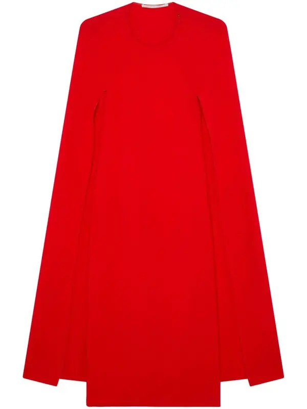 Stella McCartney Round-neck Cape Dress