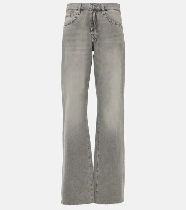 7 For All Mankind Tess High-rise Wide-leg Jeans