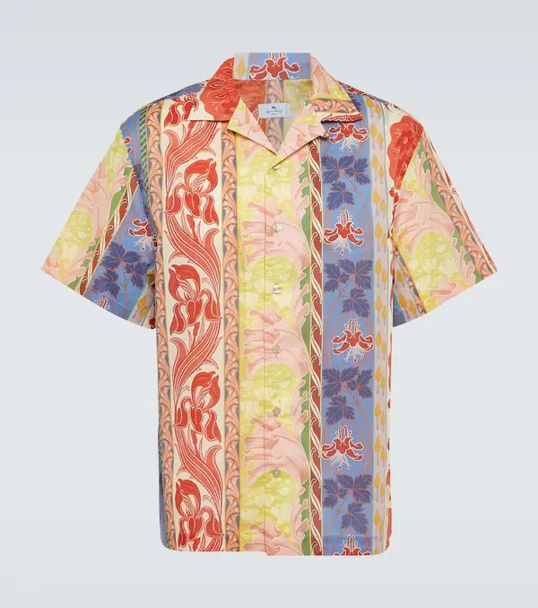 Etro Printed Cotton Bowling Shirt - Multicoloured