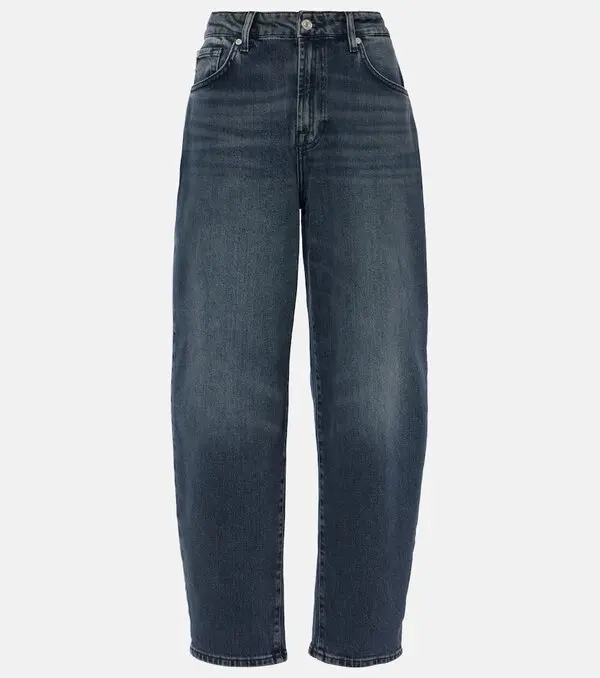 7 For All Mankind Jayne High-rise Tapered Jeans