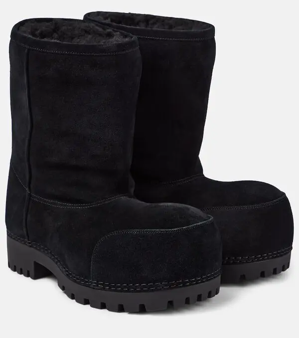 Balenciaga Alaska Low Suede Boots