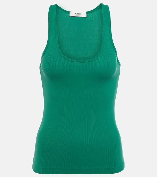 AGOLDE Bianca Ribbed-knit Tank Top