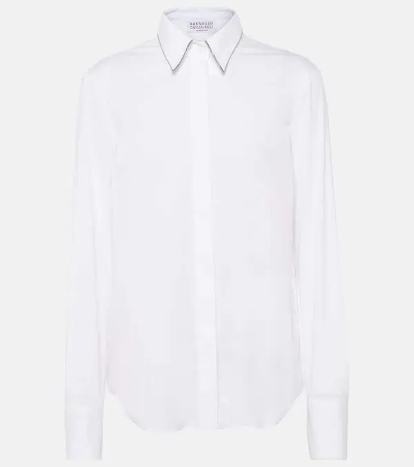 Brunello Cucinelli Cotton Shirt - White