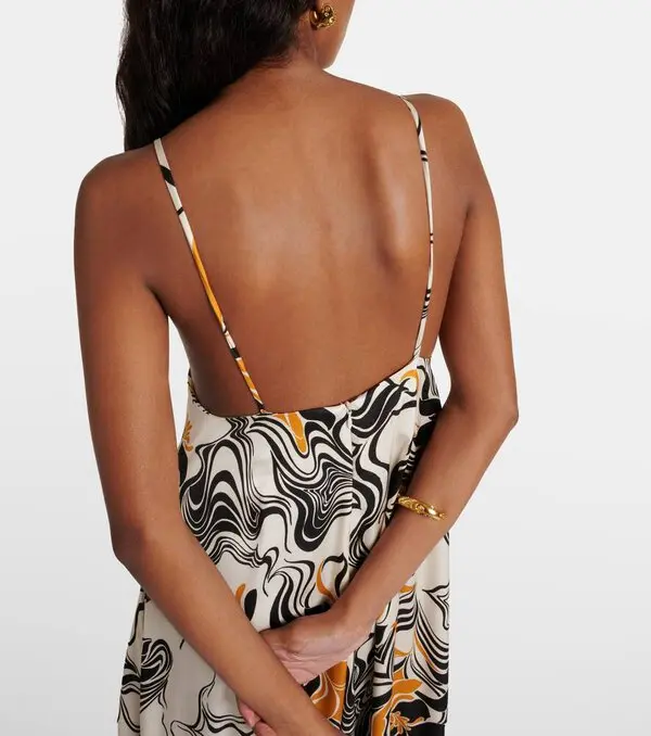 Dries Van Noten Printed Maxi Dress - Multicoloured