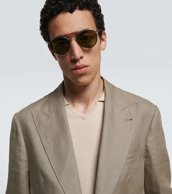 Brunello Cucinelli Round Sunglasses